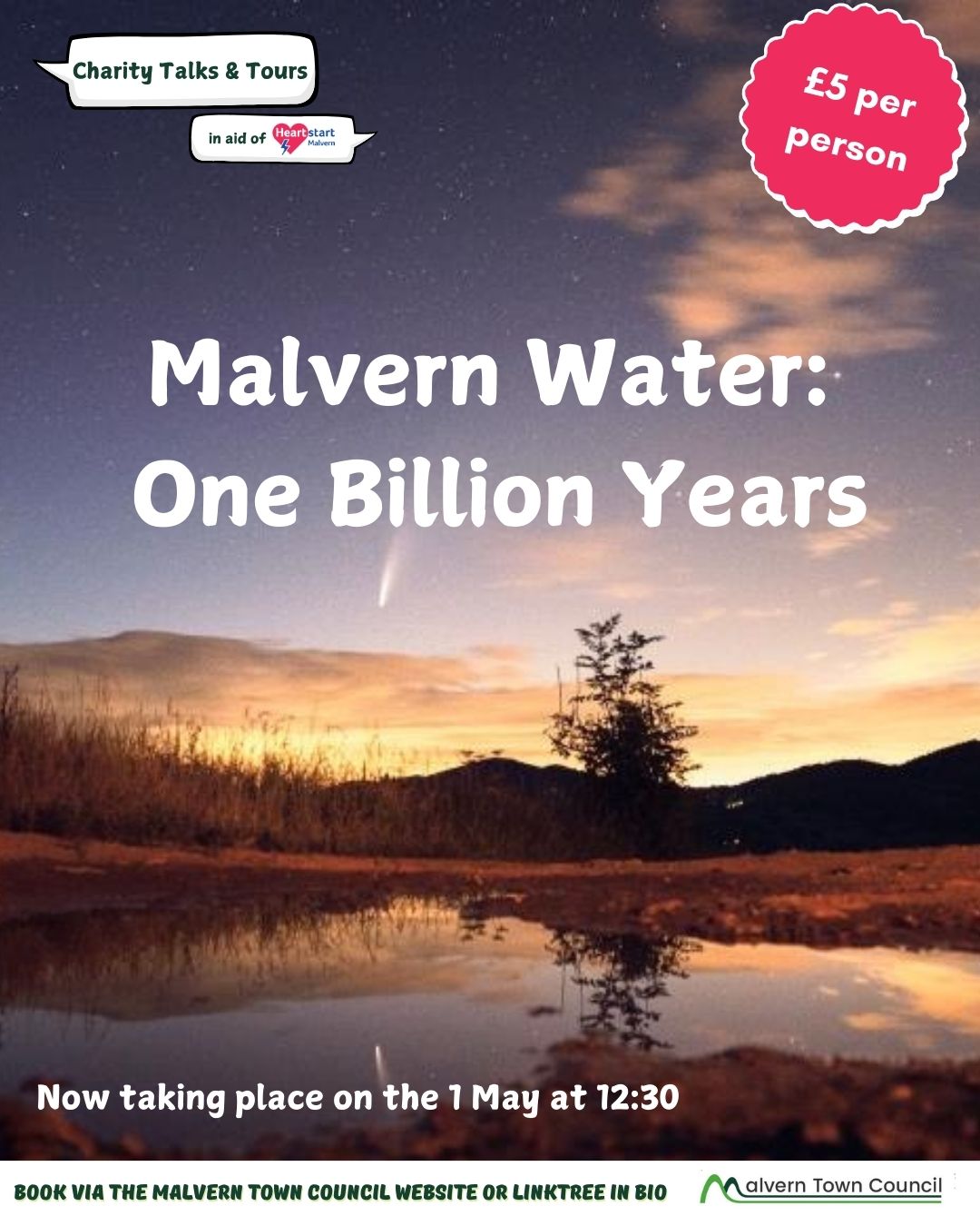 Malvern Waters - a talk for charity - malvern spa association